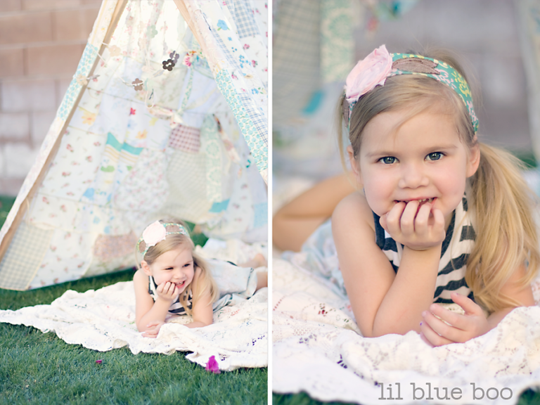 Patchwork Tent - Ashley Hackshaw / Lil Blue Boo