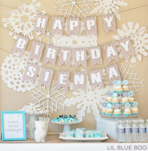A Frozen Winter Birthday Party and Free Printables